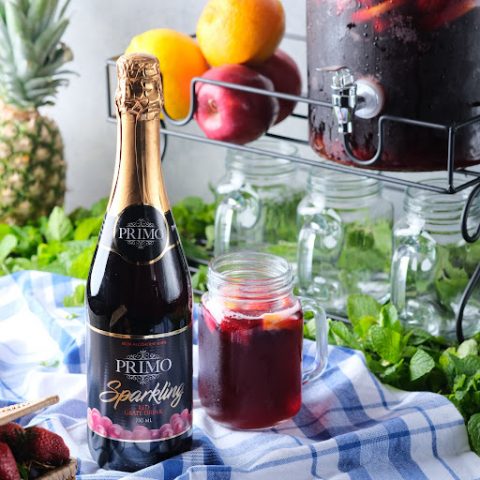 Sparkling Red Grape Primo Sangria - Mega Prime Foods Inc.