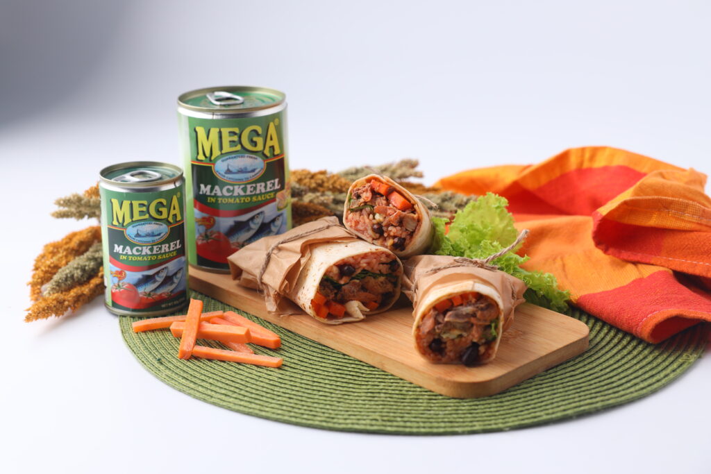 Mega Mackerel Burrito - Mega Prime Foods Inc.
